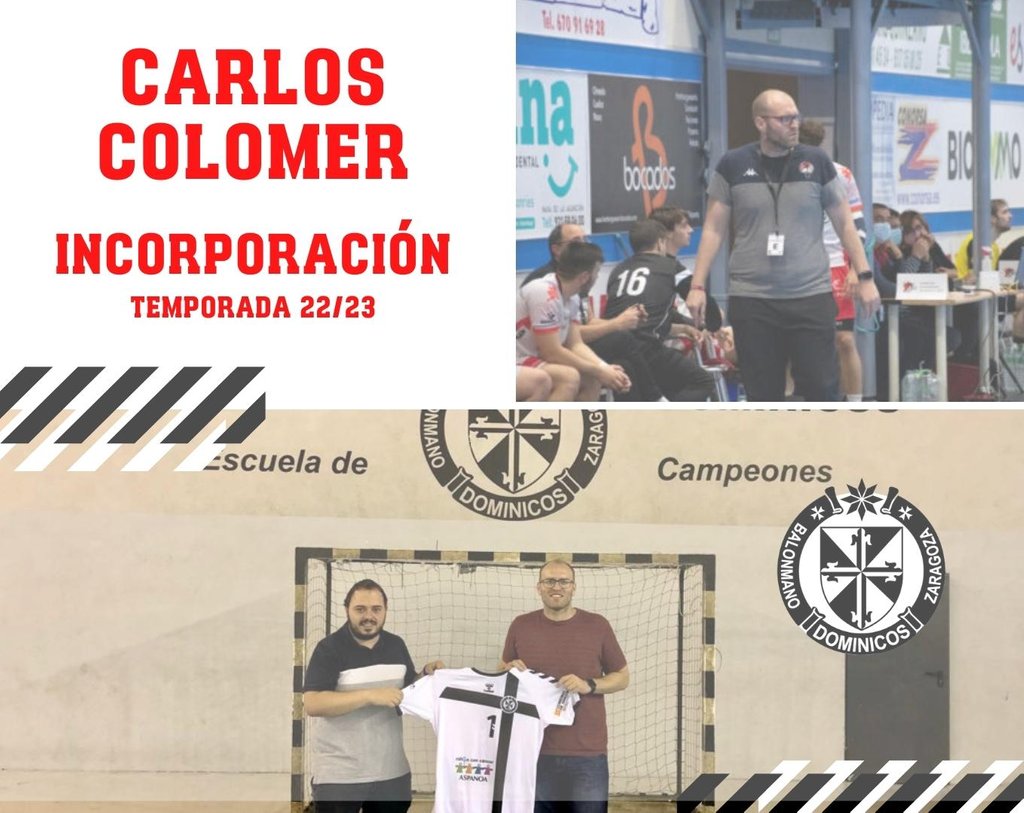 Carlos Colomer nuevo entrenador de Balonmano Dominicos
